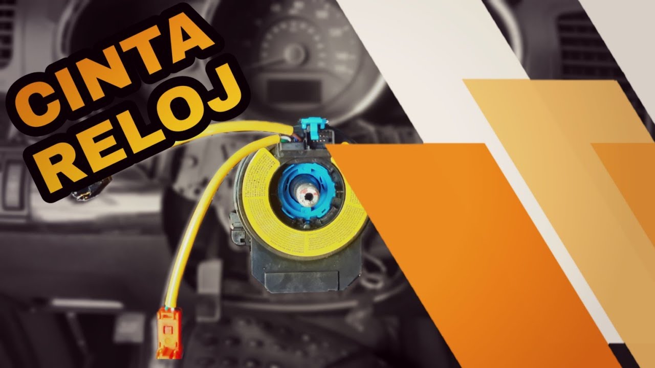 Como cambiar o reemplazar la cinta reloj, cinta clock o cinta espiral ...