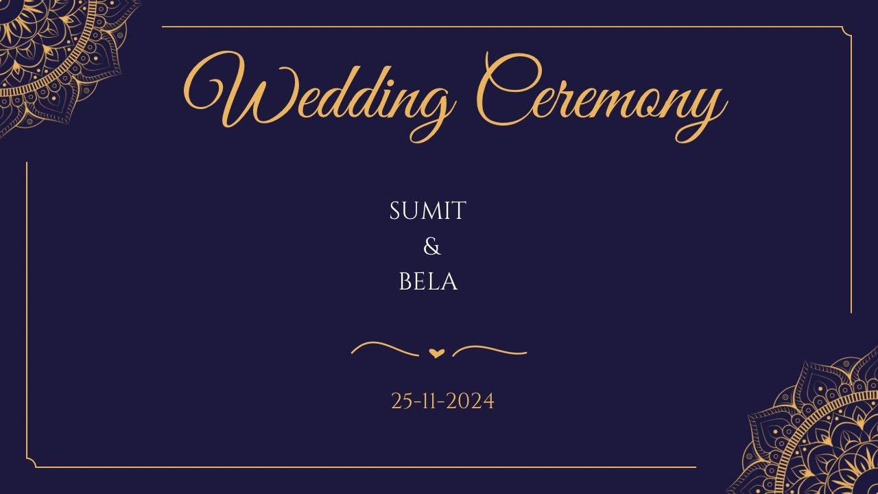 ll Live ll Wedding Ceremony - YouTube