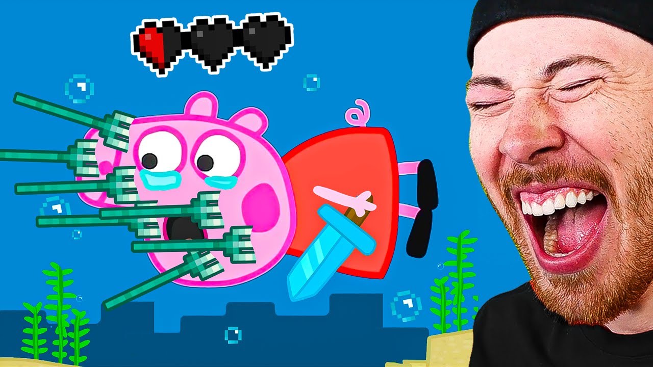 Peppa Pig SPEED RUNS Minecraft vs Hunters (Dream Minecraft Animation ...