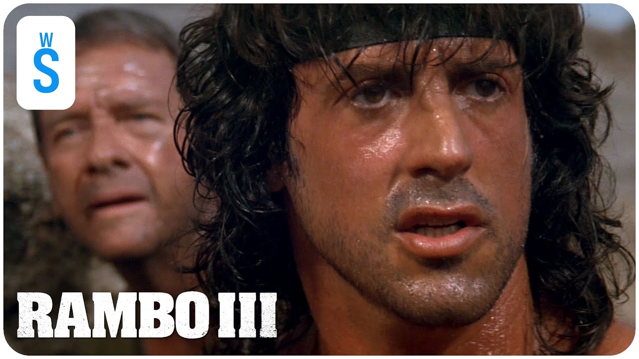 Rambo III (1988) | Scene: Rambo commandeers a Soviet tank and kills ...