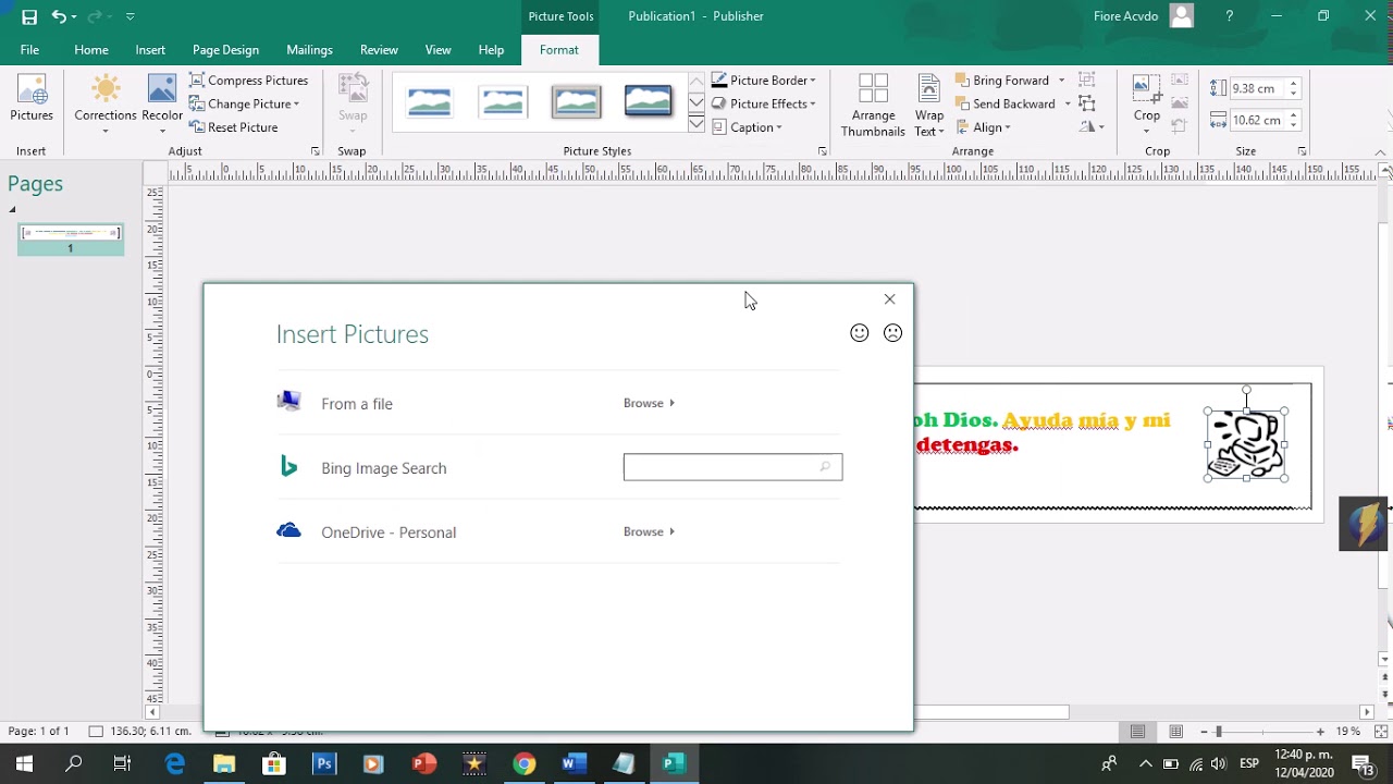 Tutorial 1 Publisher 3primaria : BANNER - YouTube