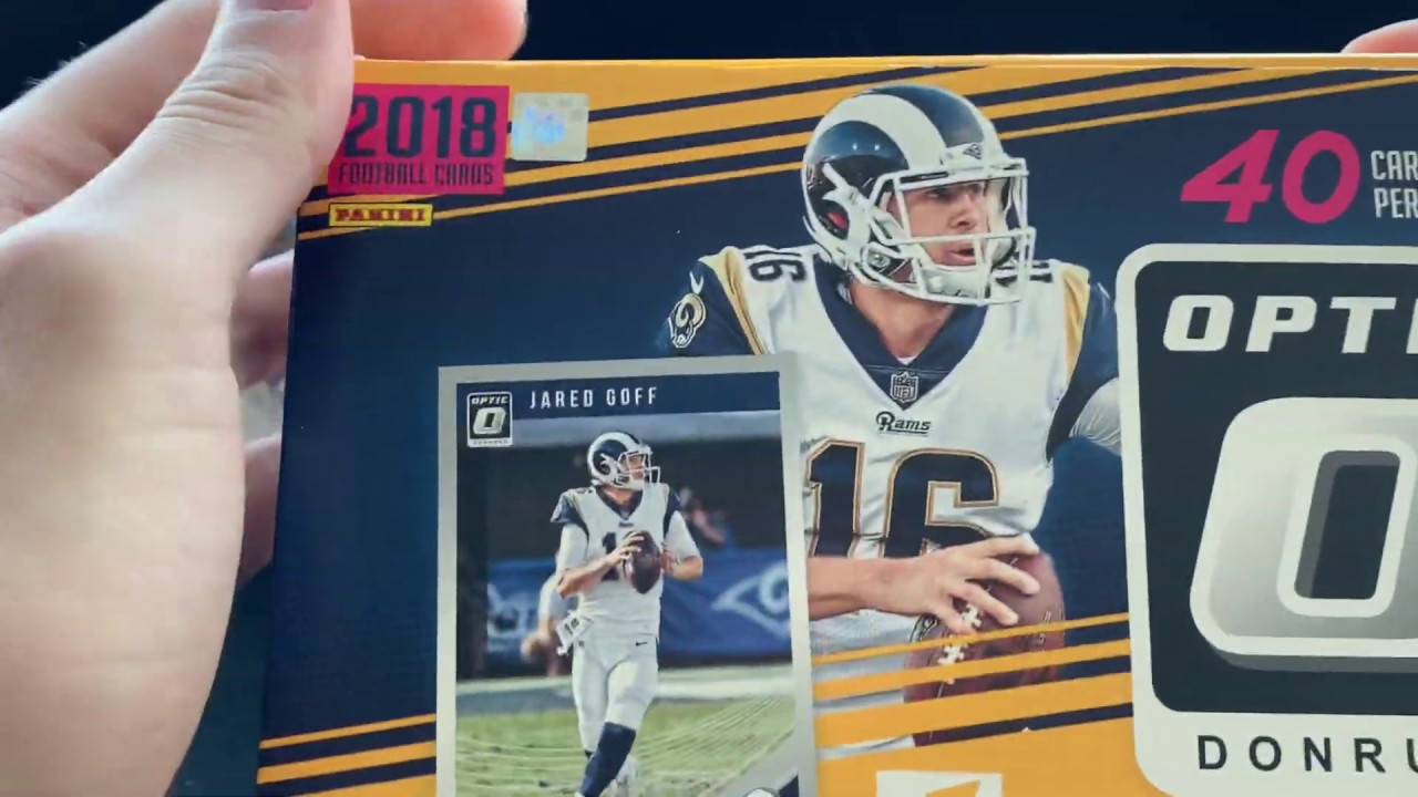 2018 Optic Football Retail Mega -Target Exclusive - Kaboom! 2 Hits ...