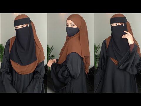 Hijab/Niqab Style || Hijab With Niqab Tutorial || Ismi Nazish 🦋