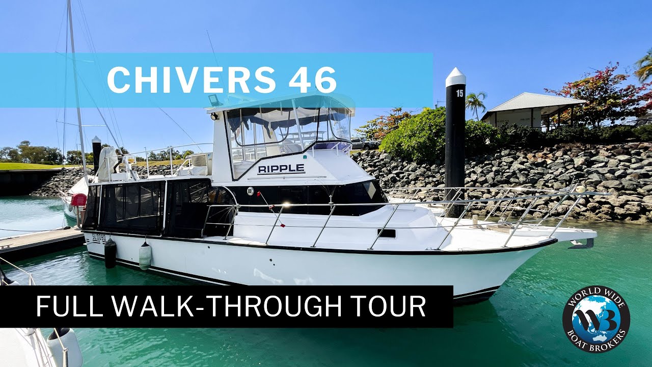 Chivers 46 (commercial turned recreational vessel) - Full Walk Through ...