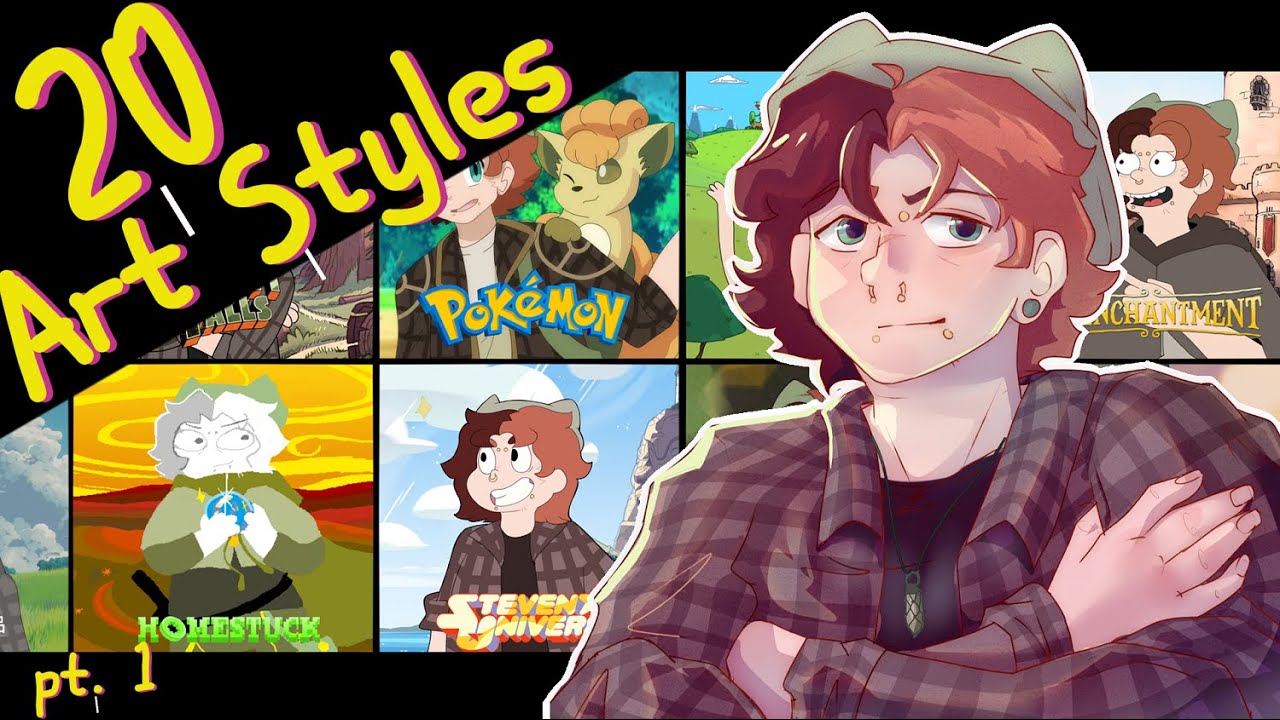 [Let's Art] 20 Art Styles Challenge!! | Pt. 1 - YouTube