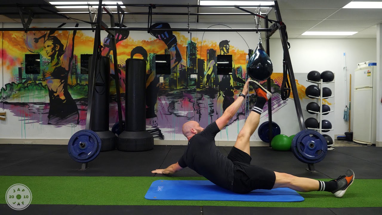 Lying Alternating Toe Touches JAF - YouTube