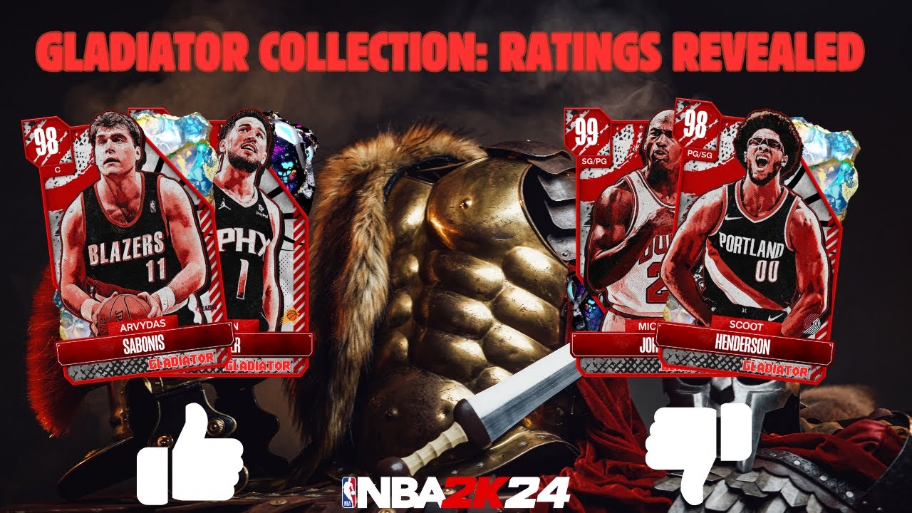 Gladiator Collection Ratings Revealed | Ranking Best to Worse | NBA ...