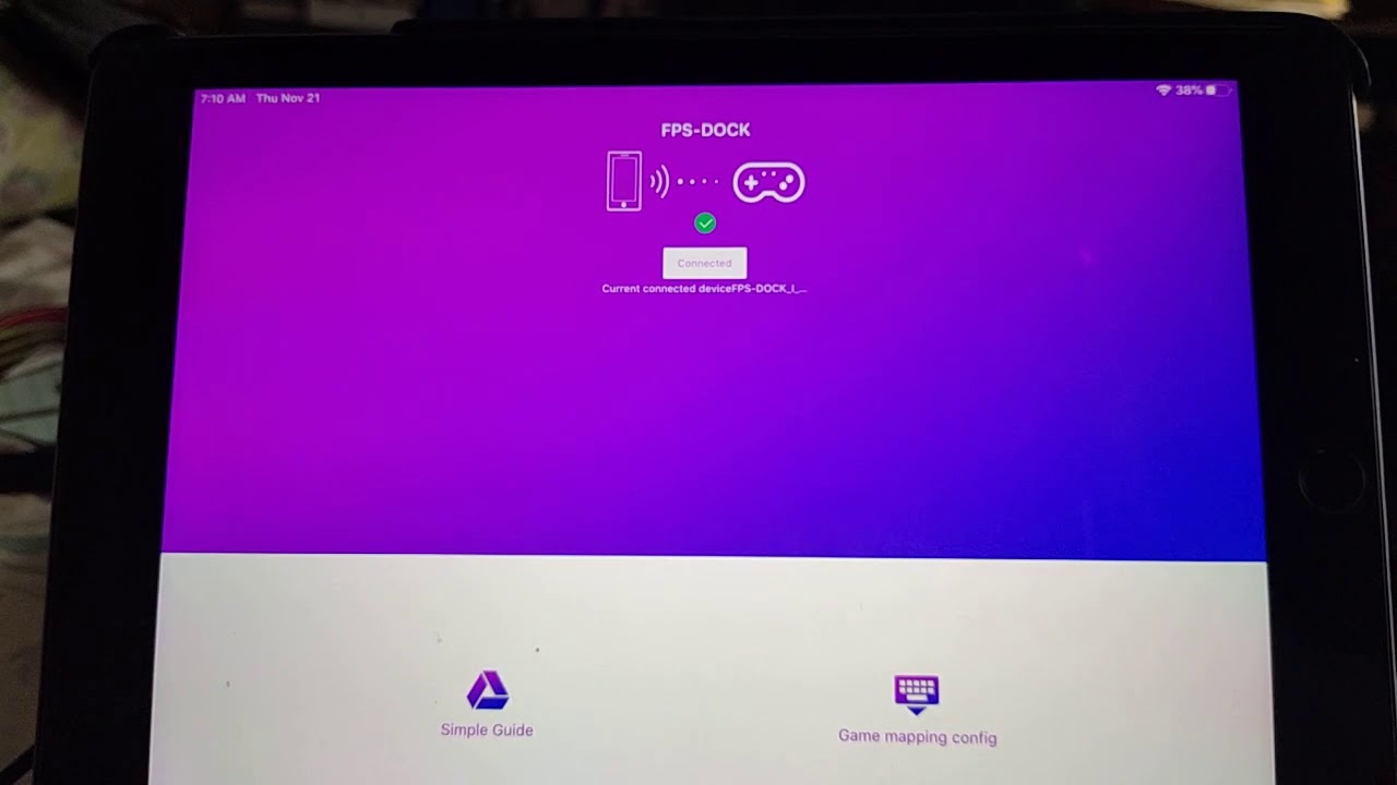 Setting up game sir X1 and FPS Dock on IOS - YouTube