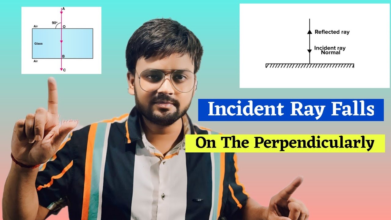 What Happens When A Ray Of Light Fall On The Perpendicular To The ...