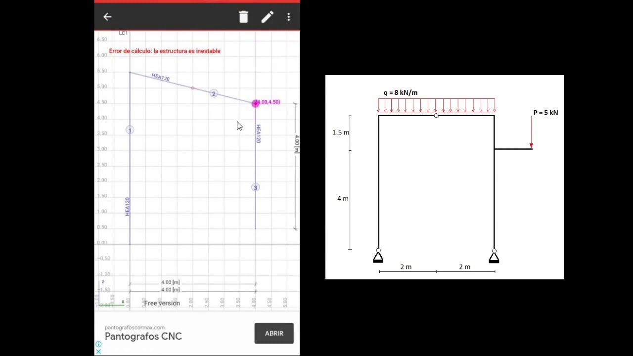 Uso de una Aplicación móvil para calculo de estructuras de Barras 2D ...