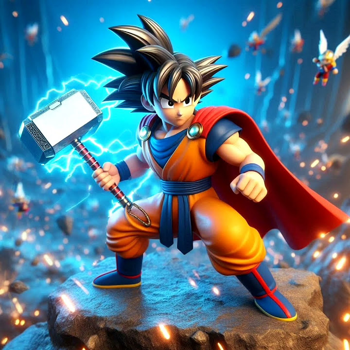 Songoten Fushion With Thor Songoku Songoten Dragonballz Supersaiyan