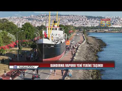 Samsun’da Bandırma Vapuru tarihi yolculuğuna yeniden çıktı