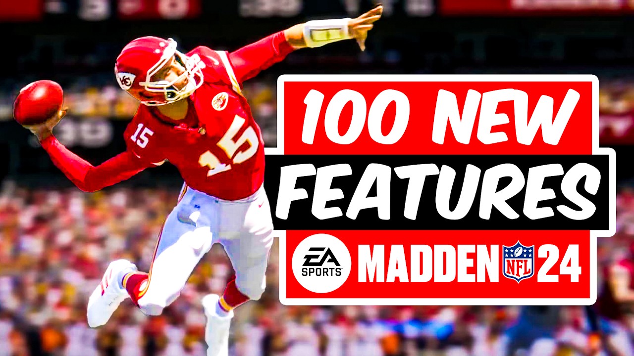 100 New Madden 24 Features In 10 Minutes! - YouTube