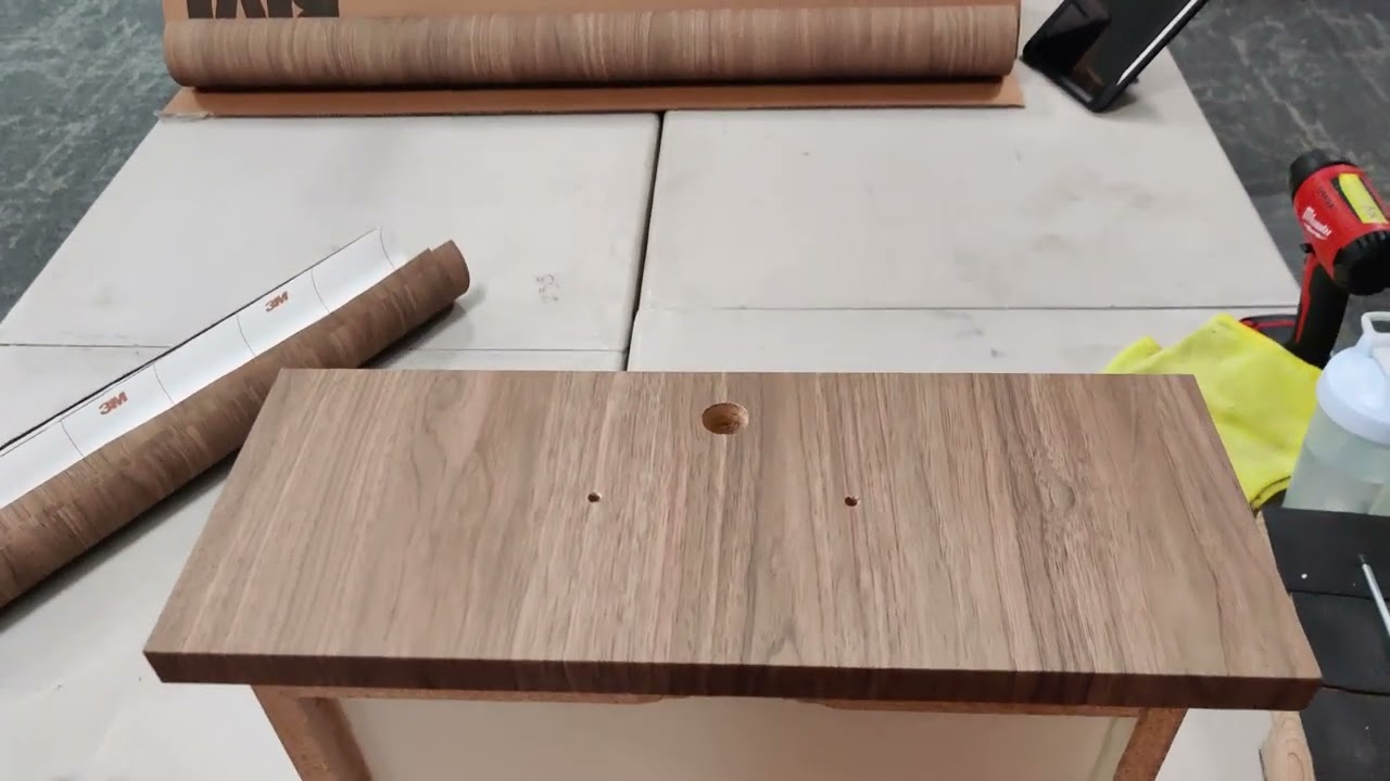 Cabinet Refacing Short | Transforming Cabinetry with Vinyl Wrap #shorts ...