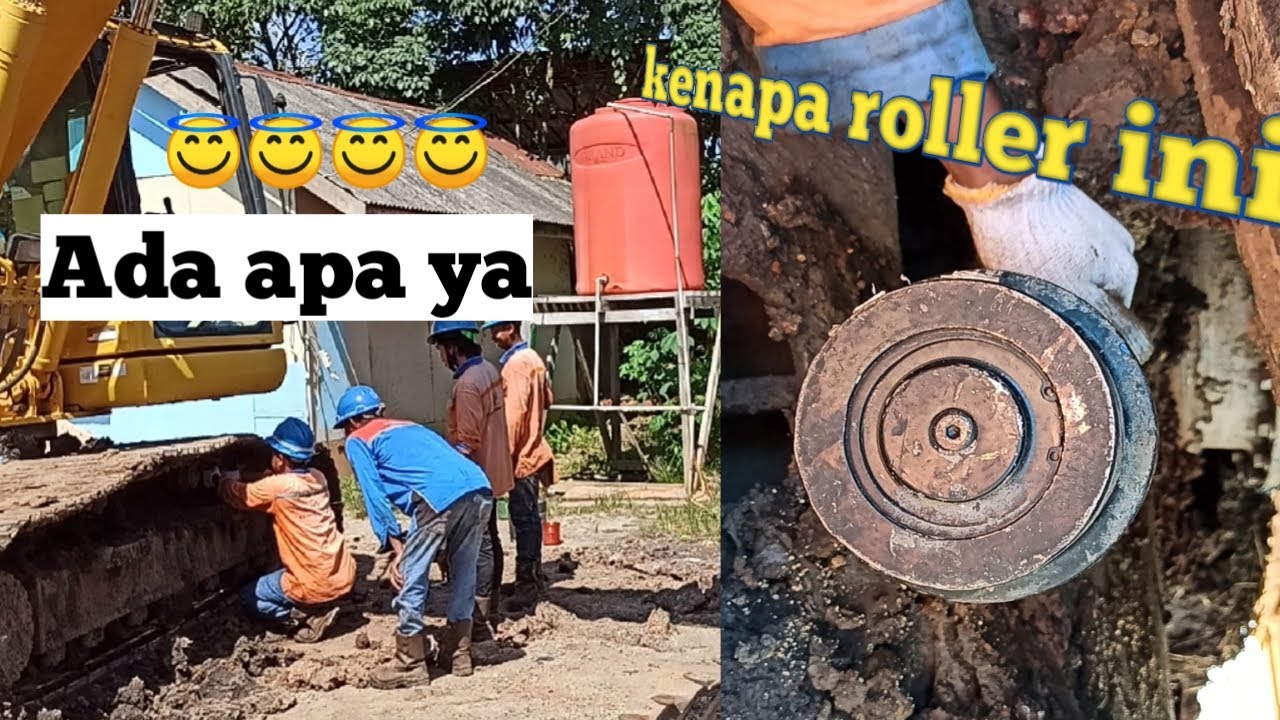 Repleace top roller pc200-8 - YouTube