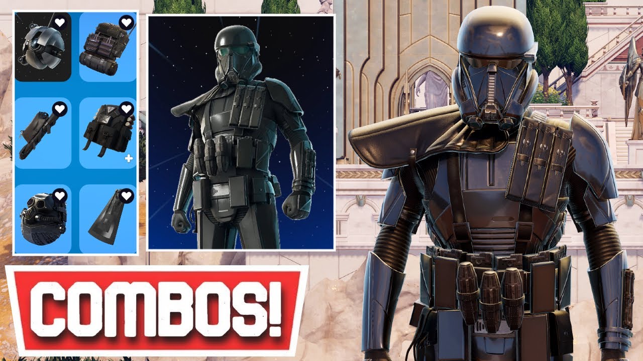 *NEW* BEST AWR TROOPER SKIN COMBOS [STAR WARS X FORTNITE]! | Fortnite ...