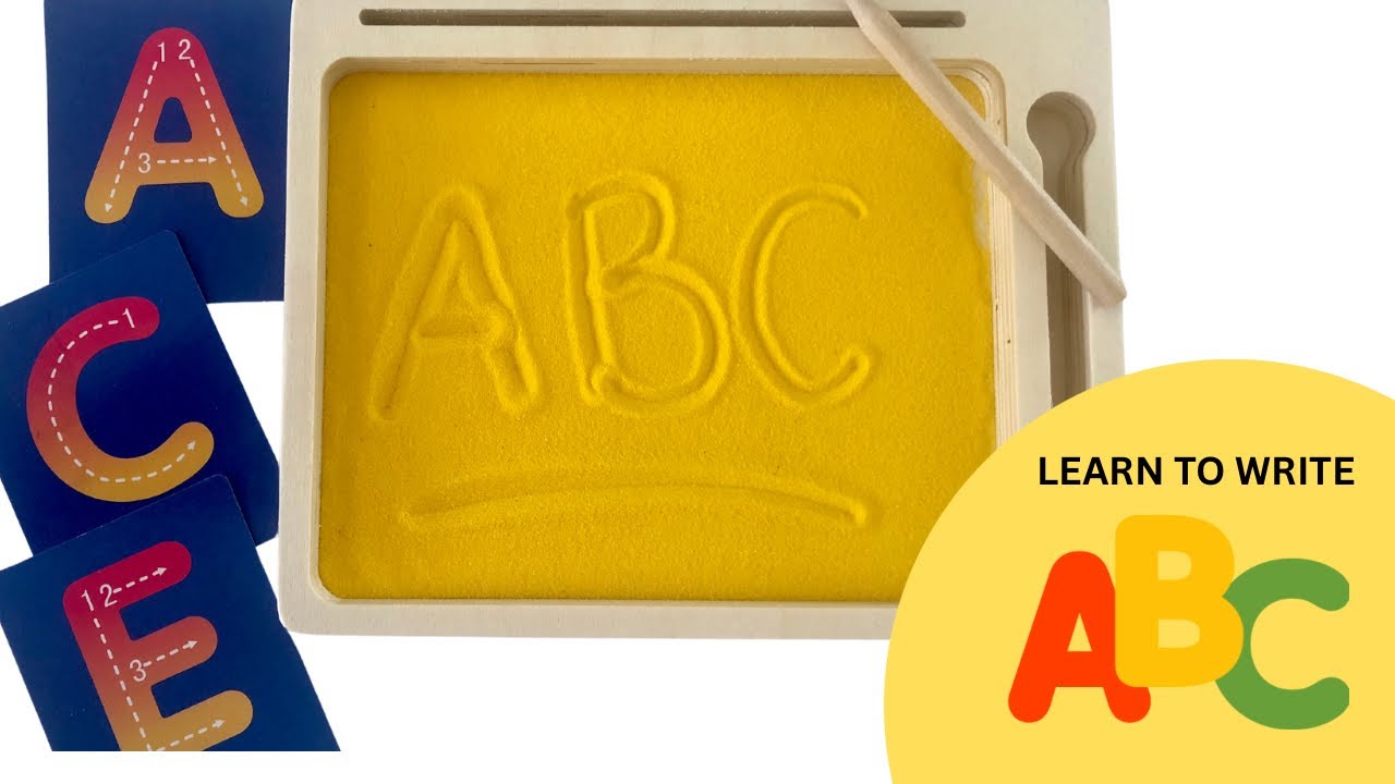 Learning Alphabets | How to Write Upper Case Letters | ABCD - YouTube