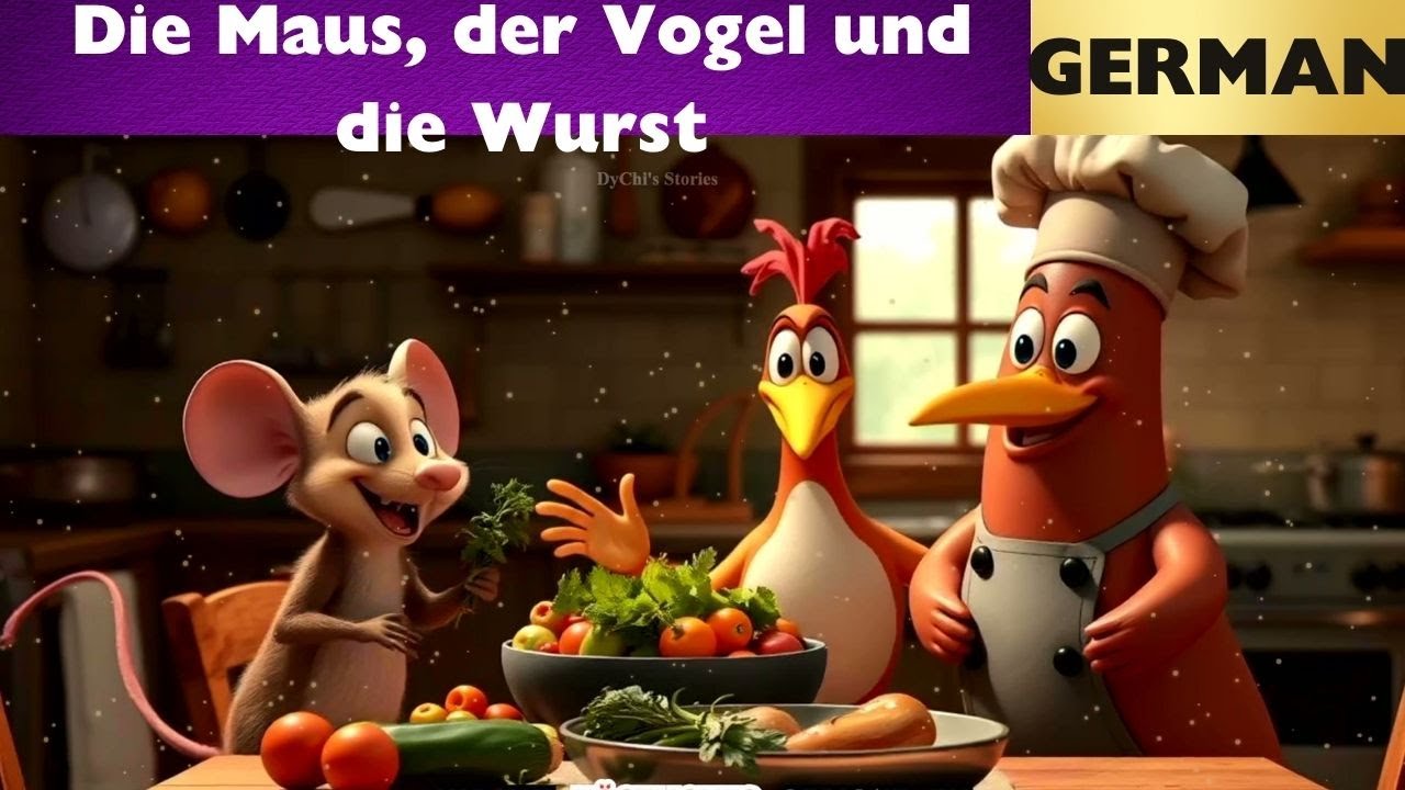 Die Maus, der Vogel und die Wurst | Märchen der Brüder Grimm - YouTube