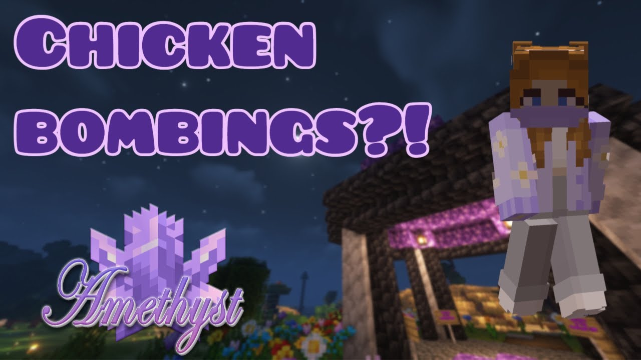 Chicken Bombings?! {Amethyst SMP} - YouTube