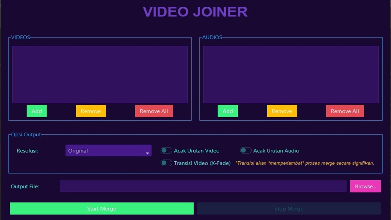 🎉Aplikasi Penggabung Video dengan Audio. Aplikasi Konten Kreator Untuk ...