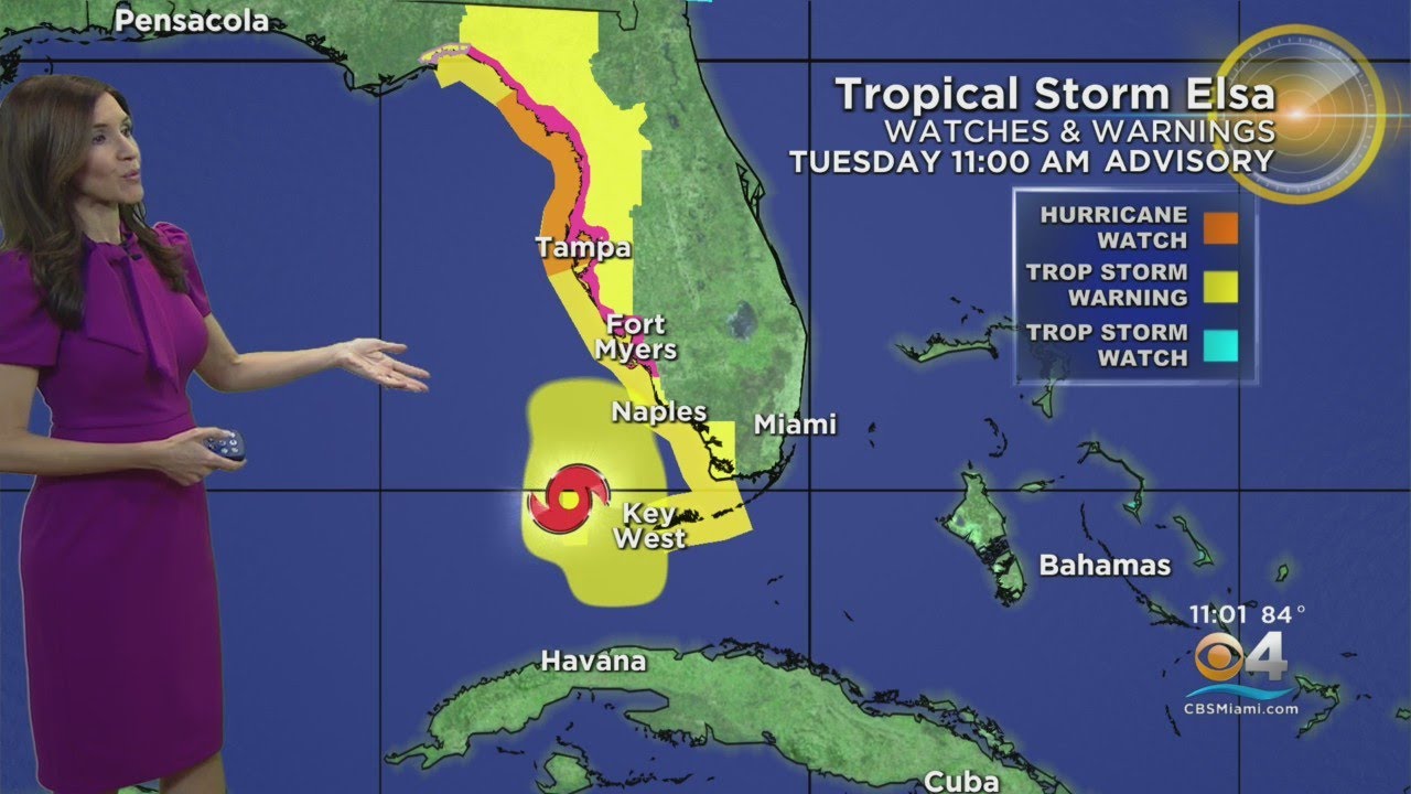 Tracking Elsa: 11am Update With Meteorologist Lissette Gonzalez and Ted ...