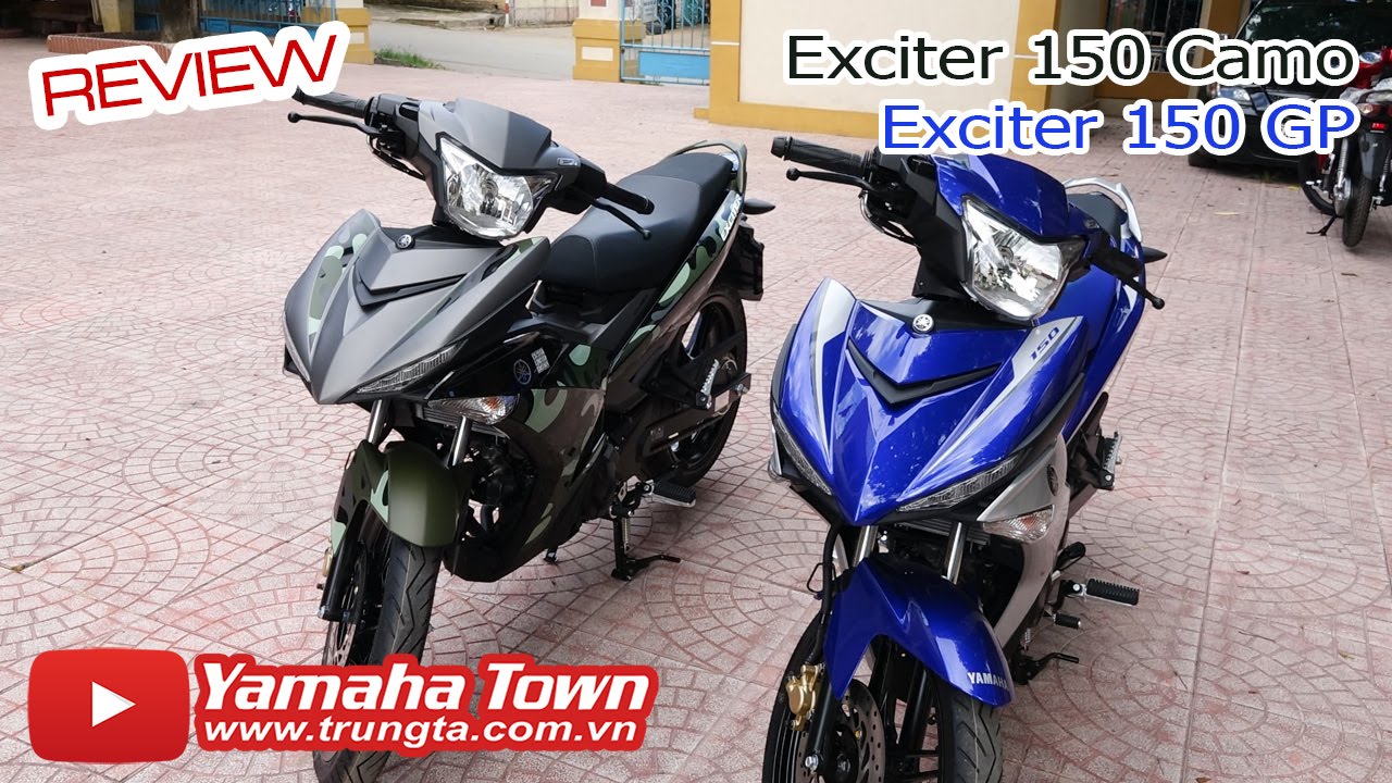 Exciter 150 Camo vs Exciter 150 GP Ai là dân chơi? - YouTube