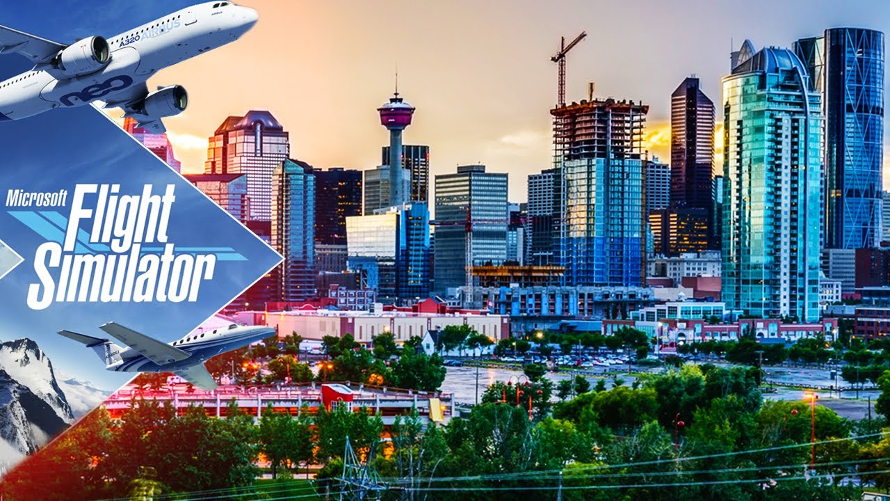 [🔴4K] Flight to Calgary Canada | Microsoft Flight Simulator 2020 - YouTube