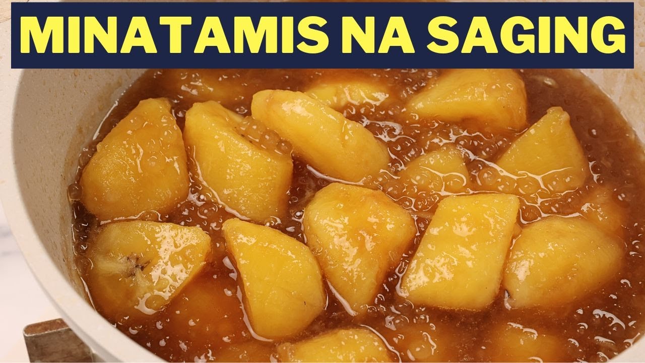 Minatamis na Saging | Minatamis na Saba Recipe - YouTube
