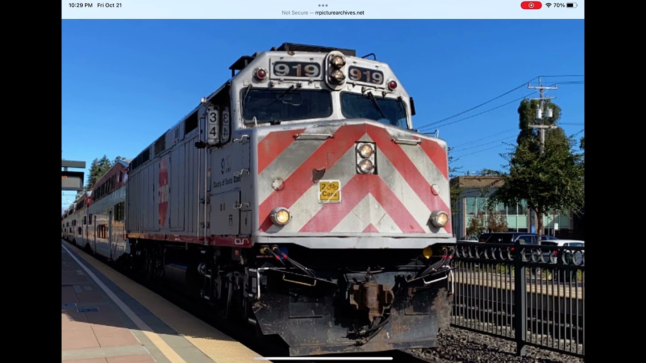 In loving Memory of Caltrain 919 (credit to the owner of the photo ...