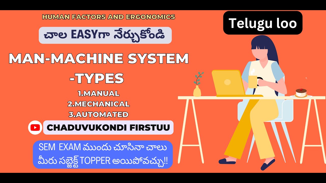 MAN - MACHINE SYSTEM || TYPES || MANUAL || MECHANICAL || AUTOMATED ...