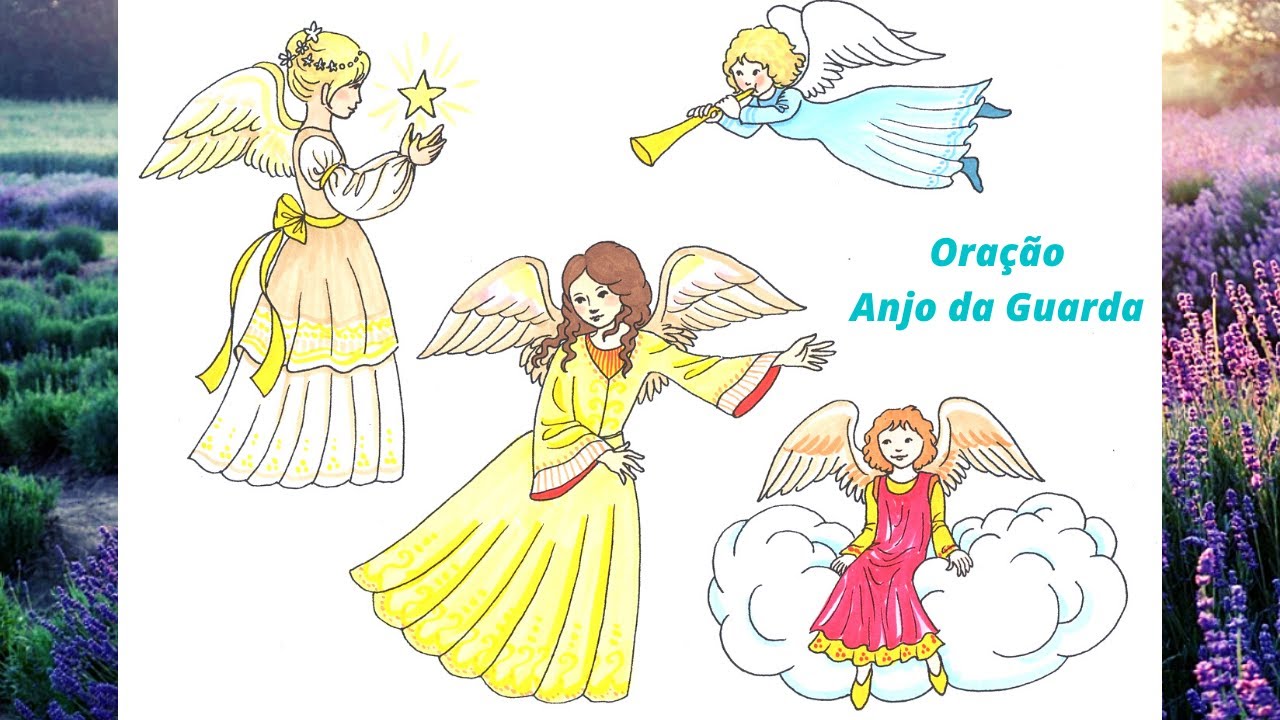 Oração do Anjo da Guarda para Crianças - Linda Oração para as Crianças ...