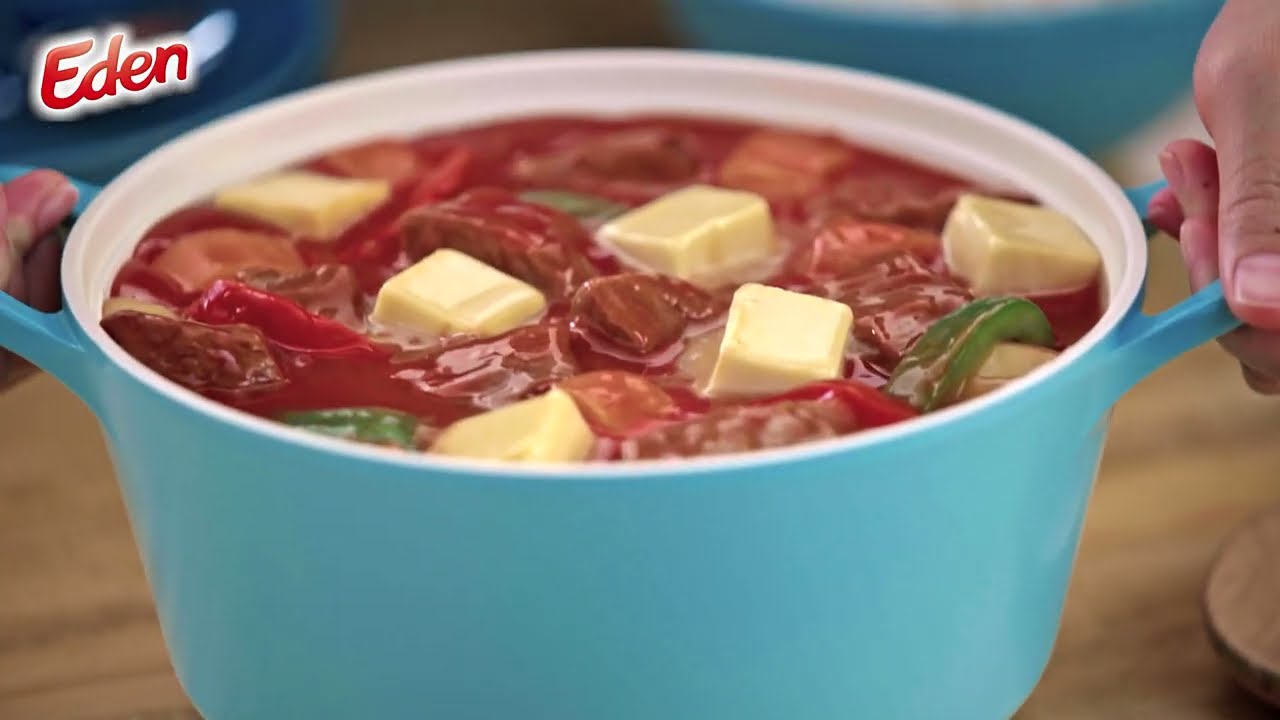 Cheesy Caldereta Recipe - YouTube