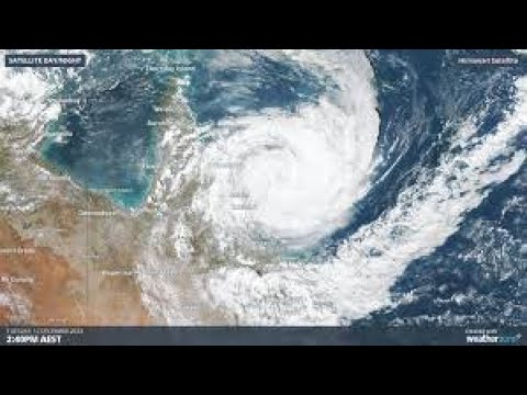 LIVE TRACK OF CYCLONE JASPER - YouTube