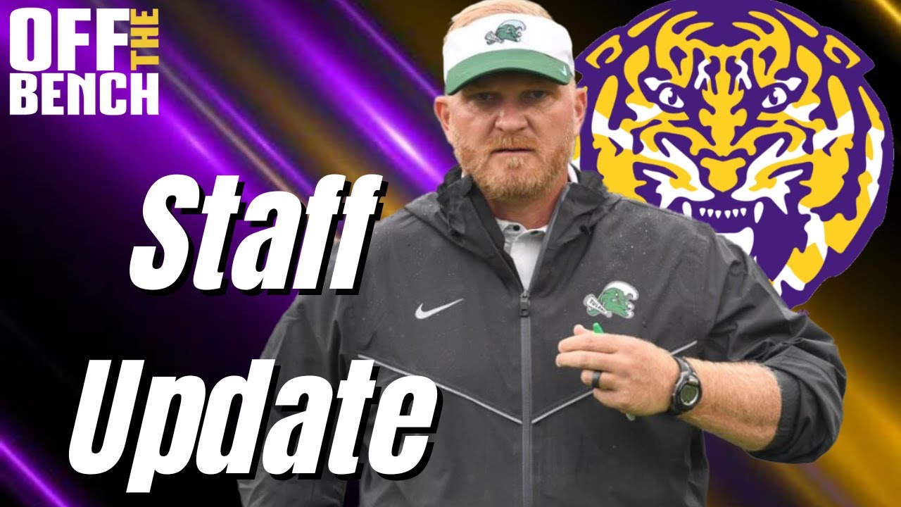 COACHING NEWS: LSU Finalizes Staff, Hires TE Coach Slade Nagle - YouTube