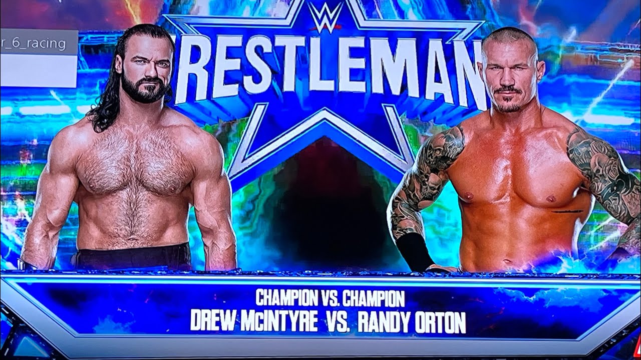 Drew McIntyre vs Randy Orton for the WWE undisputed universal ...