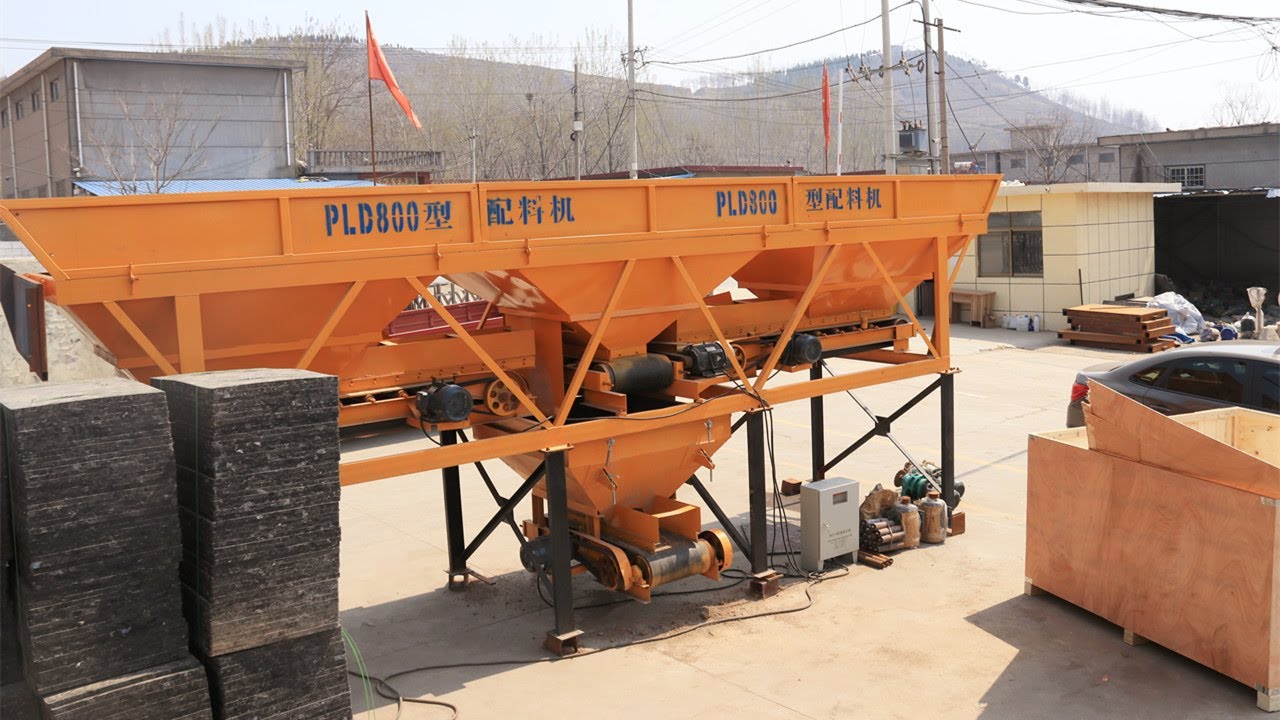 How to install batching machine,show assemble PLD800 batch bin - YouTube