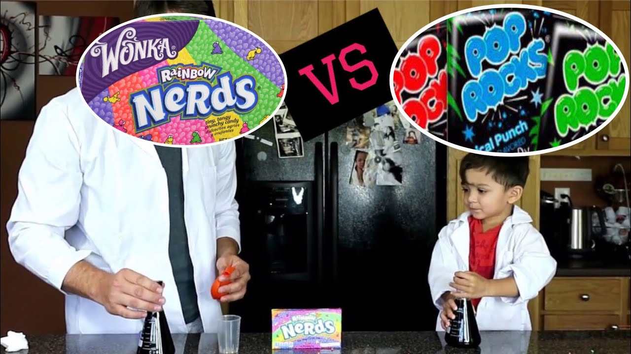 How to inflate balloon: Nerds vs. Pop Rocks - YouTube