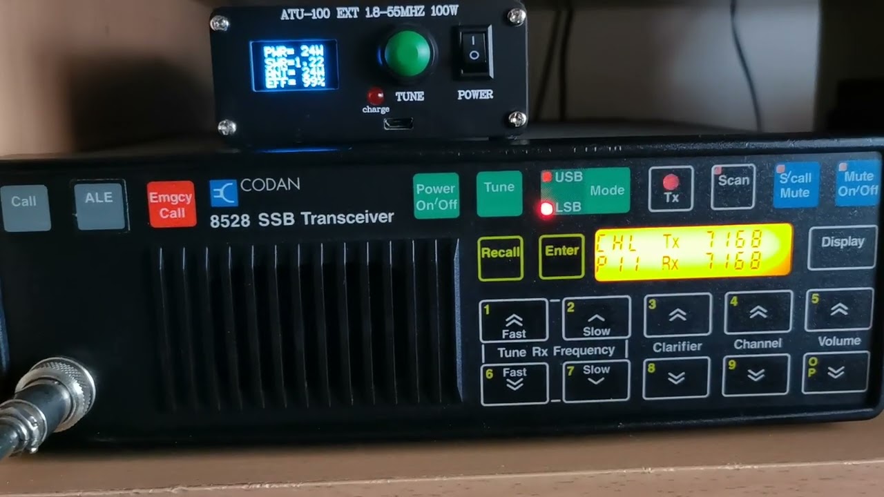 Codan 8528 in 40 mt - YouTube