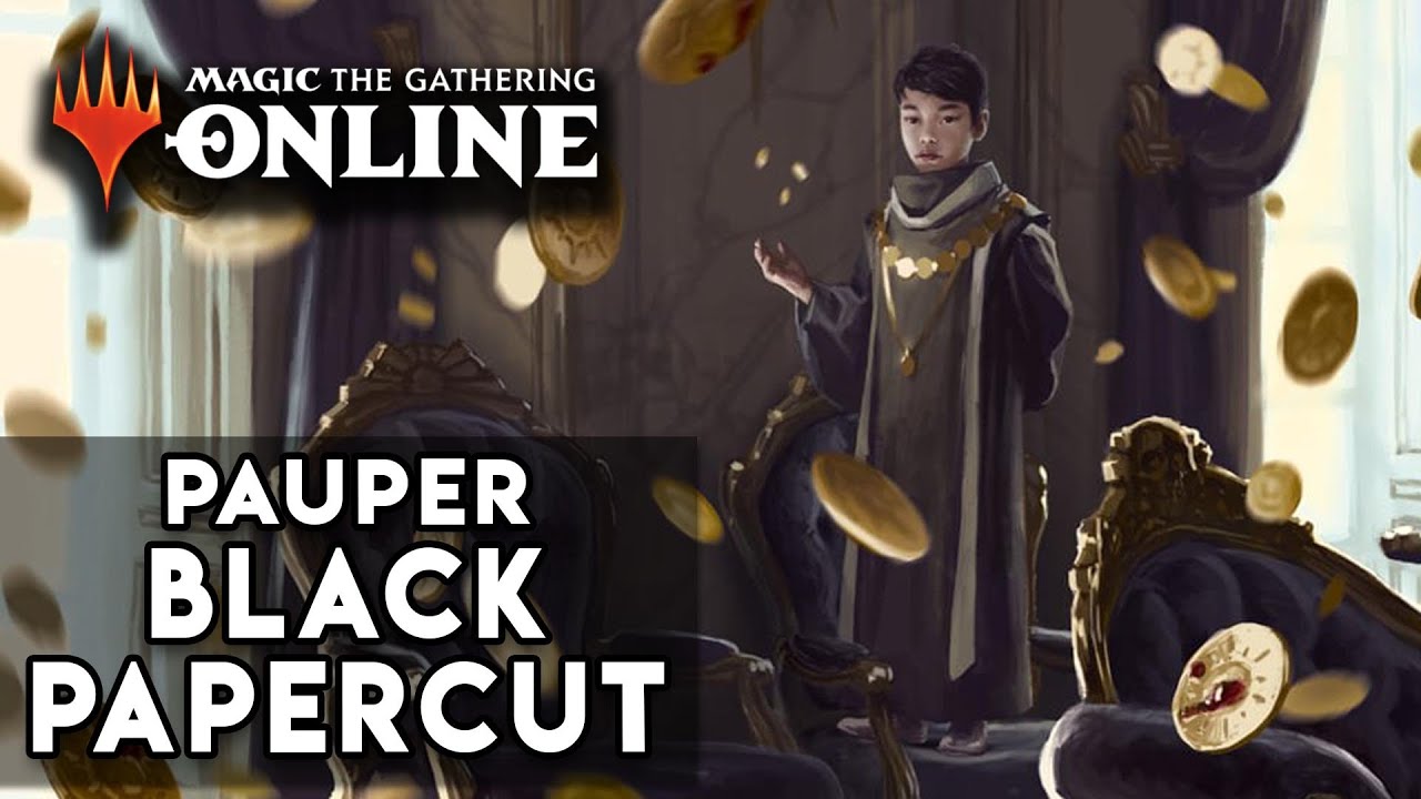 8 Rack In Pauper? | PAUPER Mono Black Papercut - Magic The Gathering Online - YouTube