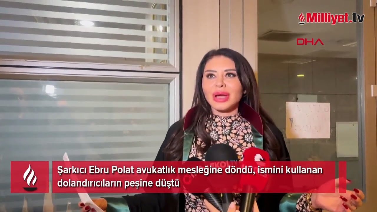 Şarkıcı Ebru Polat avukatlık mesleğine döndü! Yaptığı ilk iş bu oldu - YouTube