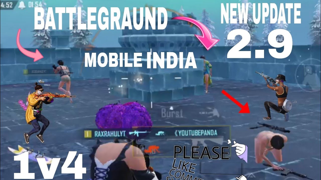 SOLO VS SQUAD 🏍️ NEW UPDATE 2.9 ️ IN THE PGMI FULL VIDIEO IN YOUTUBE 🍹 ...