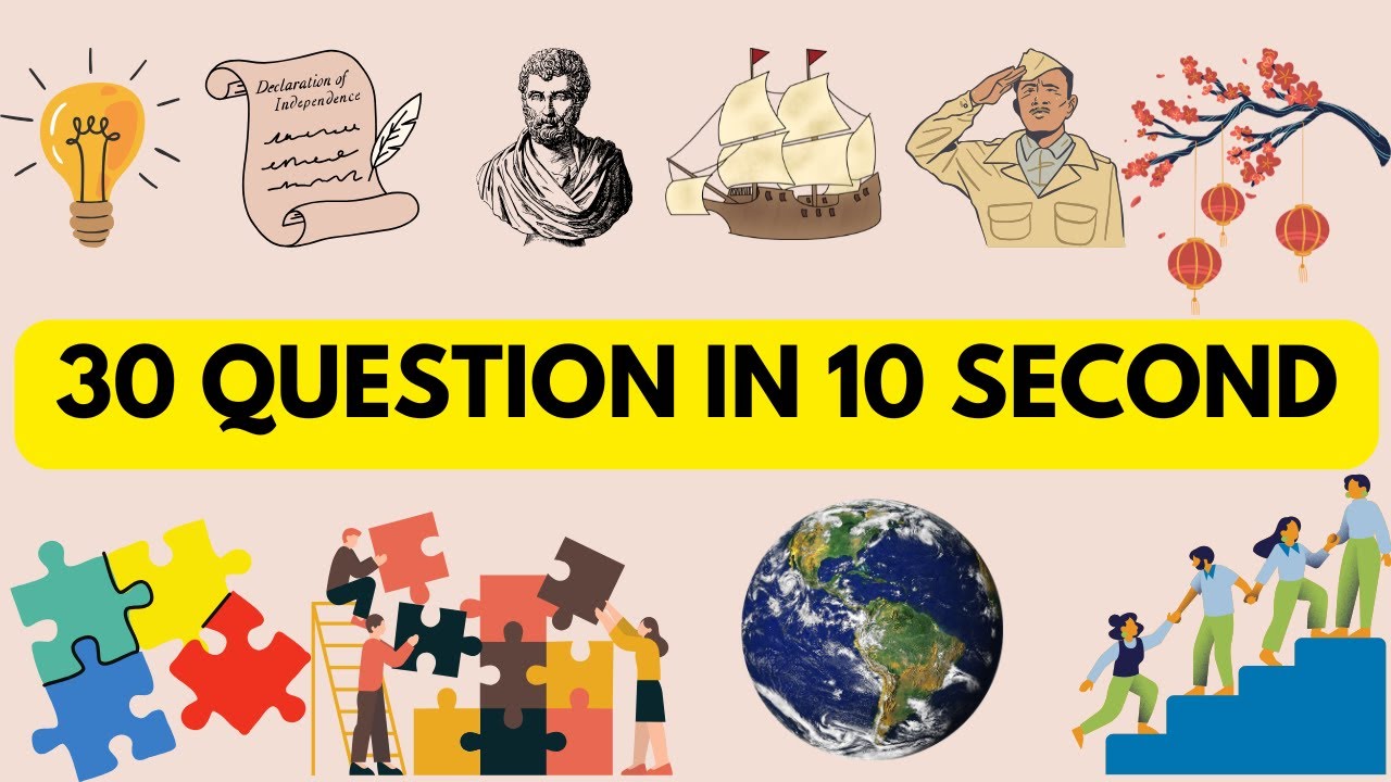 30 ⚡Rapid-Fire Questions in 30 Seconds! 🧠| Trivia | Test Your Knowledge ...