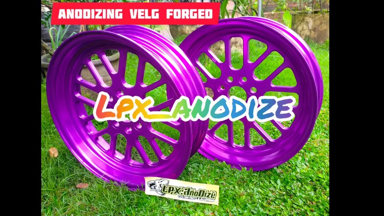DIY Anodize velg racing forged (Anodizinging procces forged RIMS) - YouTube
