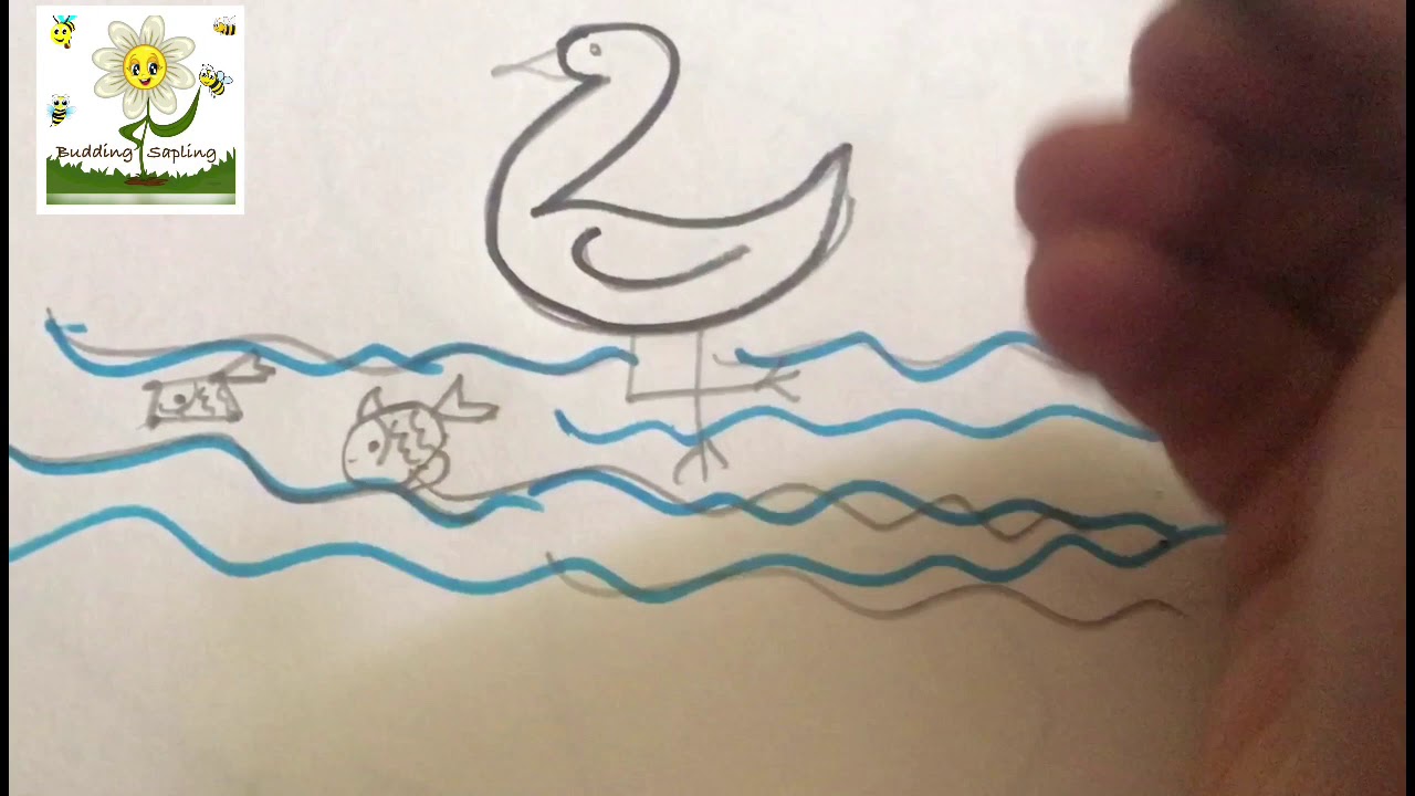 2 Minutes Drawing - Flamingo from number 2 - YouTube