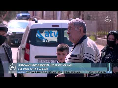 Kürdəxanıda yaşayan sakinlərin həyatını su qaranlığa çevirib (30.03.2021)