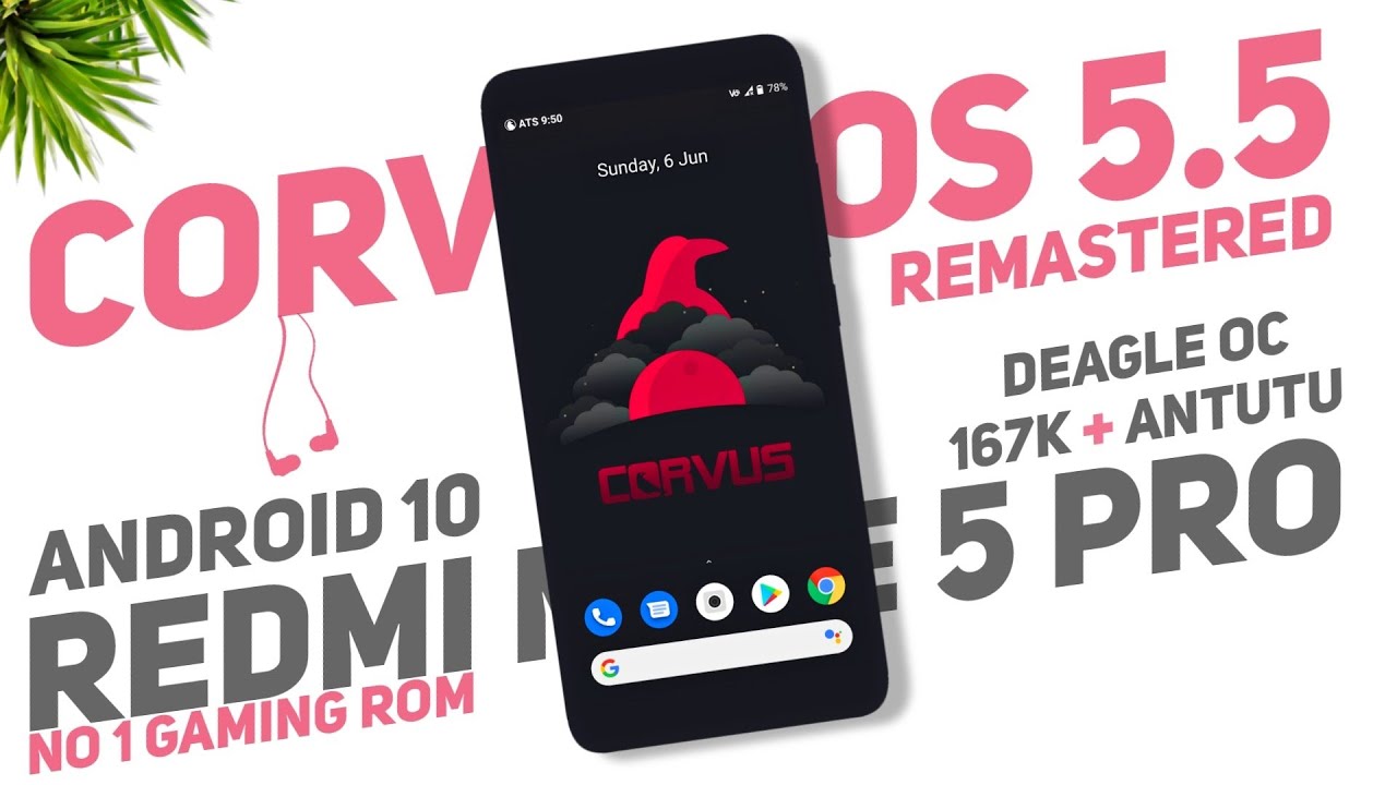 Corvus OS 5.5 Remastered -167K + Antutu - NO 1 Gaming Rom For Redmi ...
