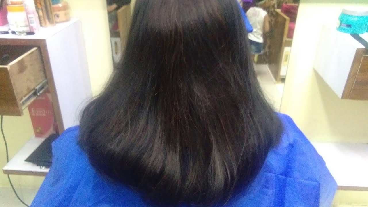 V haircut / how to cut v Shep hairstyle / design ss - YouTube