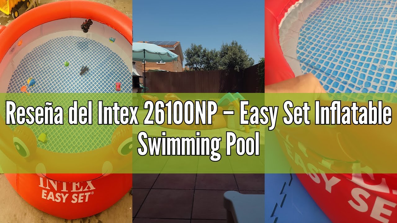 Reseña del Intex 26100NP – Easy Set Inflatable Swimming Pool, 183 x 51 ...