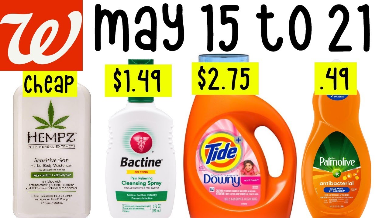 Walgreens **CHEAP TIDE** May 15 to 21! - YouTube