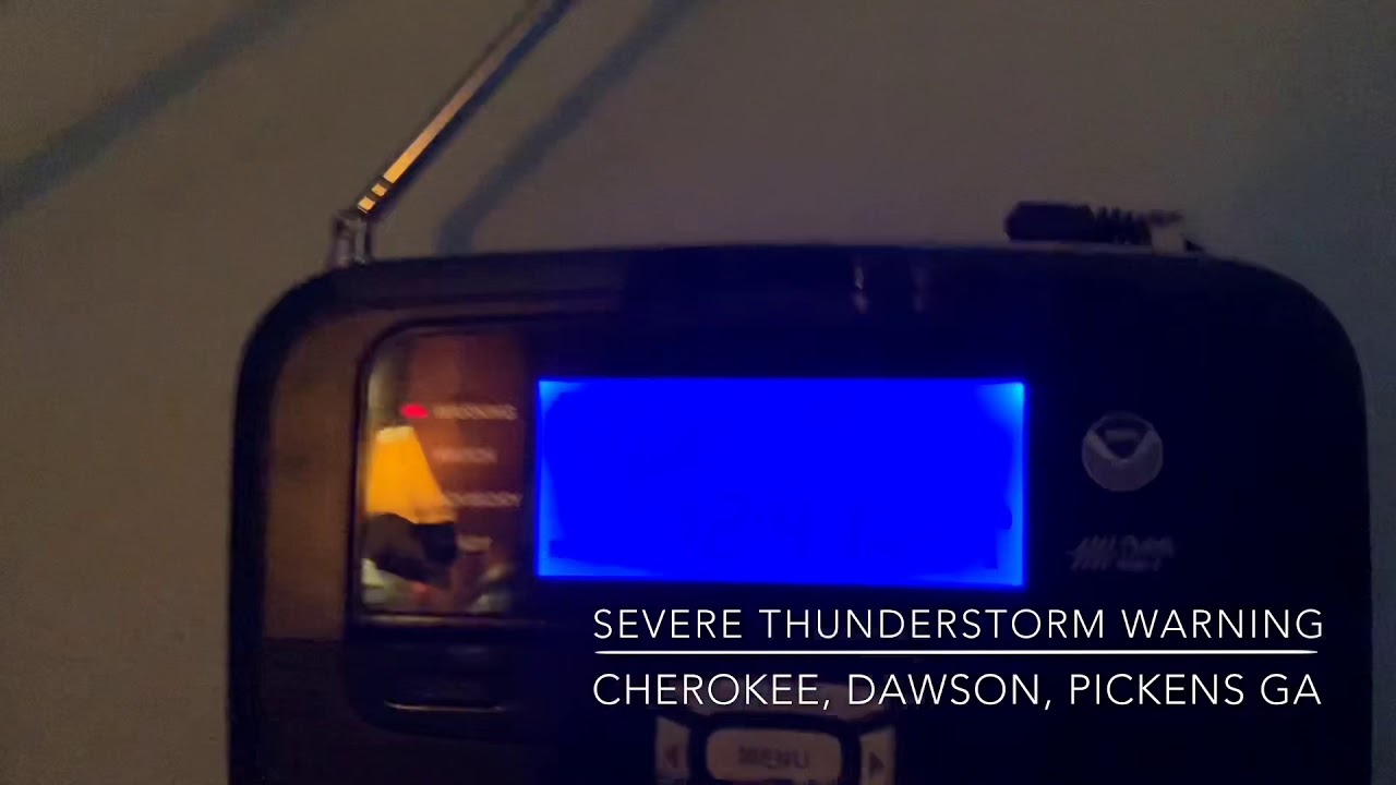 Real EAS Alert #41 Severe Thunderstorm Warning - YouTube